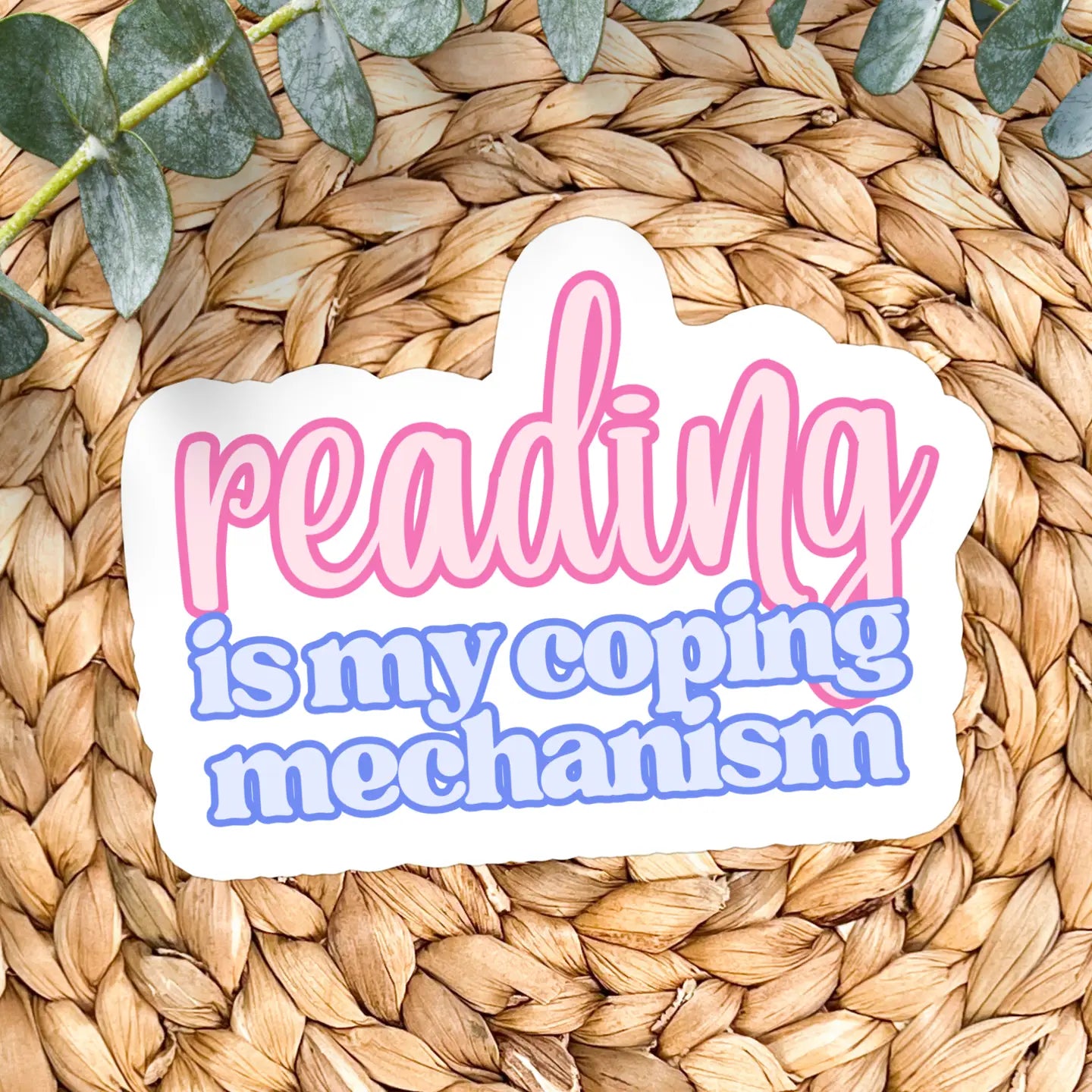 Coping Mechanism Vinyl Sticker – Disco Designs